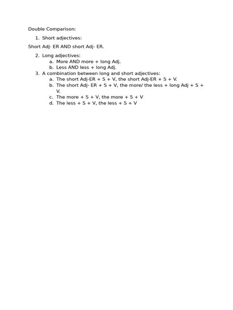 Double Comparison Pdf Double Comparison Pdf