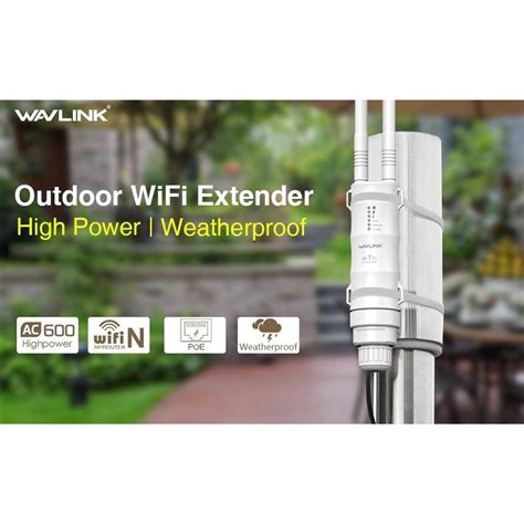 Jual Wavlink Aerial Hd Ac Dual Band Outdoor Wi Fi Range Extender Shopee Indonesia
