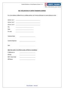 HDFC Bank Account Closure Request Form CDSL NSDL Download In PDF