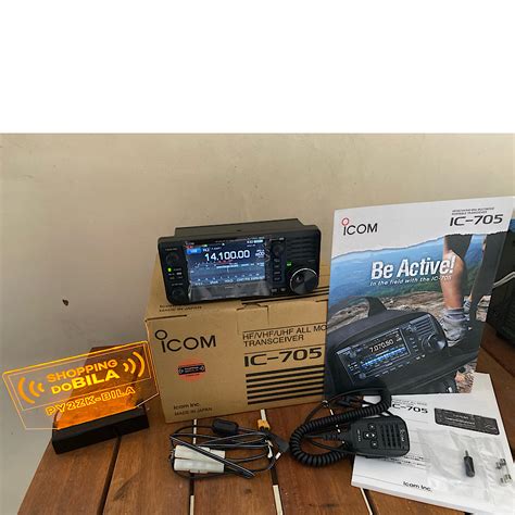 ICOM IC HF VHF UHF QRP ALL MODE ZERO NA CAIXA SHOPPING DO BILA