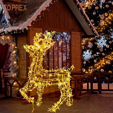 Toprex Decor Customizable 3D Lighting Multicolor Outdoor Christmas Tree