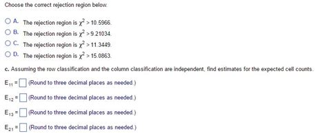 Solved Consider The 2x3 Iee R 2 And C 3 Contingency Table