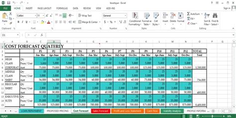 Financial Plan And Projections For Boutique Business Softwarehub Ng