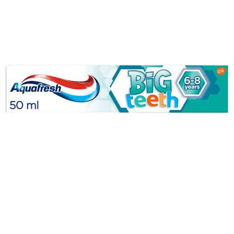 Aquafresh Tooth Paste Milkteeth Big Teeth 50ml 6yrs 8yrs Online