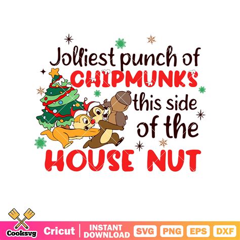 Chip And Dale Chipmunks Chirstmas Svg Chip And Dale Svg Cooksvg