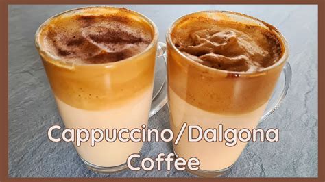 Cappuccino Dalgona Coffee YouTube
