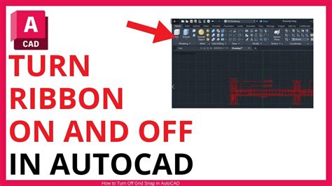 How To Turn Ribbon On And Off In Autocad [quick Guide] Youtube