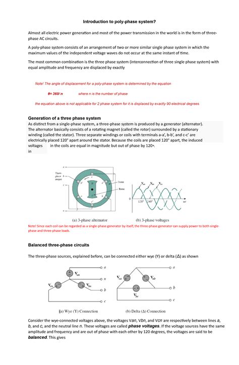Introduction To Poly Phase System Introduction To Poly Phase System