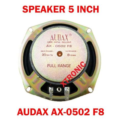 Promo Speaker 5 Inch Audax Ax 0502 F8 Speaker 5 Full Range Audax Ax0502