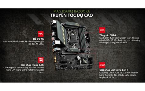 MSI MAG B560M BAZOOKA chính hãng, giá tốt nhất Đà Nẵng