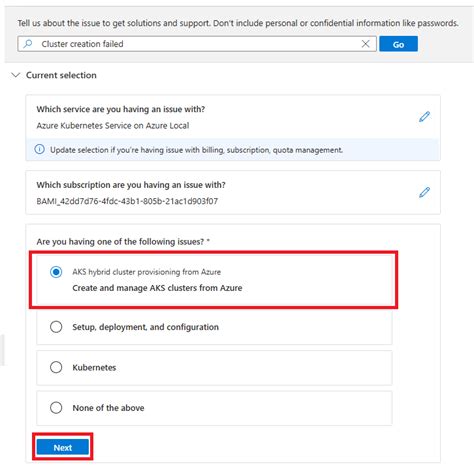 Get Support For Aks On Azure Local Aks Enabled By Azure Arc Microsoft Learn