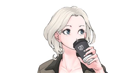 ガールズandパンツァー コーヒーを飲むケイ Shuのイラスト Pixiv