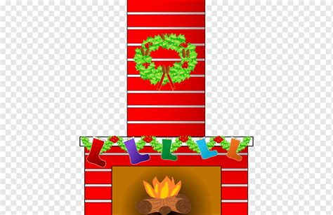 산타 클로스 크리스마스 벽난로 휴일 벽난로 원본 꽃 로열티가없는 Png Pngwing