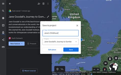 Create A Map Or Story In Google Earth Web Google Earth Outreach