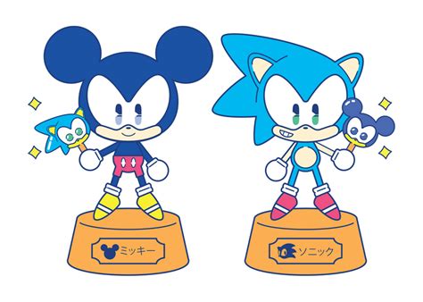 Sonic And Mickey By Stephan Jackson On Dribbble