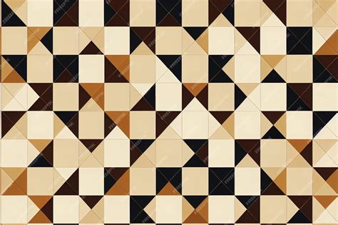 Premium Photo Glassy Geometric Seamless Pattern 3d Illustrated