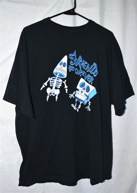 Nickelodeon Spongebob And Patrick Skeleton T Shirt Sz… Gem