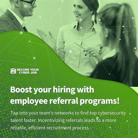 Boost Your Hiring With Employee Referral Programs Secure Your Cyber Job Cybersecurity Jobs