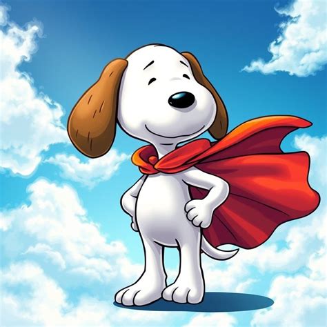 Snoopy With Superhero Cape Snoopy With Superhero Cape