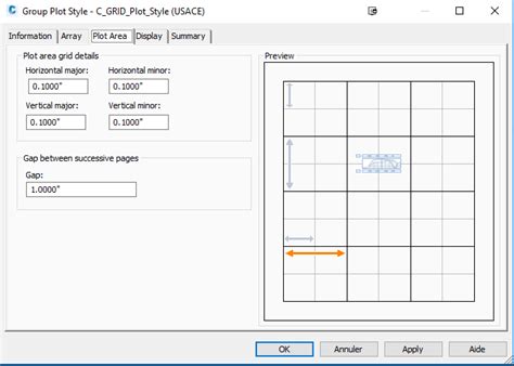 how to adjust layout of multiple cross section for plan production