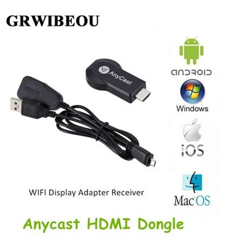 무선동글이 무선hdmi송수신기 리시버 분배기 Anycast M2 플러스 1080p 와이파이 Tv 동글 수신기 티몬