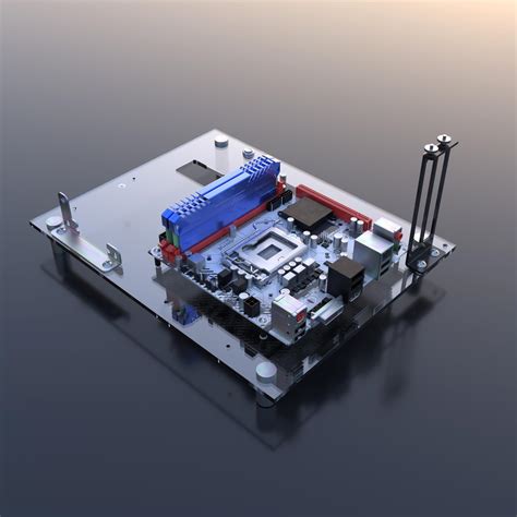 Diy Acrylic Open Frame Pc Case For Itx Motherboards