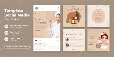 Premium Vector Beauty Skincare Product Promotion Social Media Post