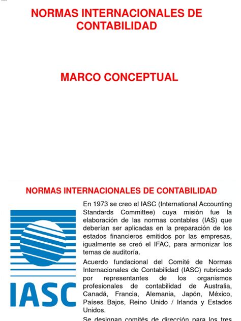 Ifrs Apuntes Marco Conceptual Y Nic 2 Inventarios Pdf