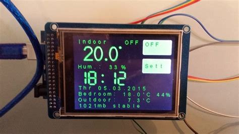 ESP8266 WiFi Touch Screen Thermostat Dangerous Prototypes