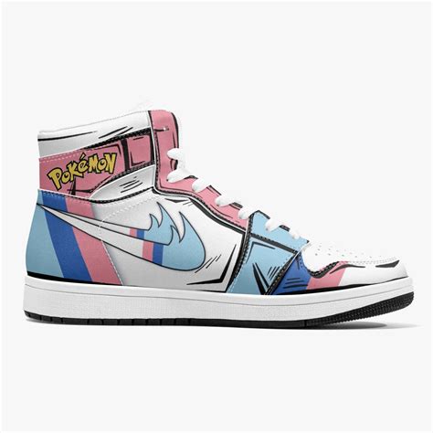 Sylveon Pokemon Mid 1 Basketball Shoes Animebape