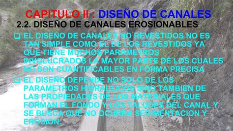 Diseño de canales erosionables Mayk Jheison Molina Isidro uDocz