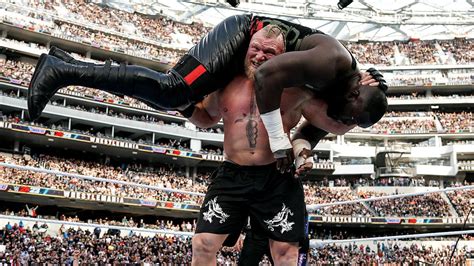 Brock Lesnar Def Omos WWE
