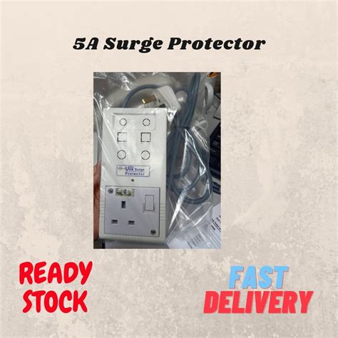 Ac 230v Power Socket Surge Protector Shopee Malaysia