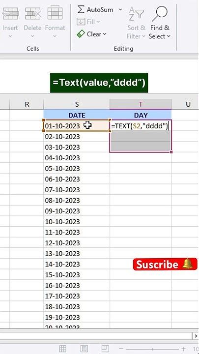 use text function excel formula excel excelshorts exceltips
