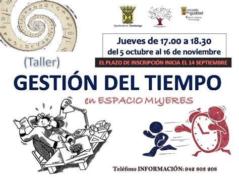 Taller Gestión Del Tiempo Cocemfe Cantabria Federación Cántabra De