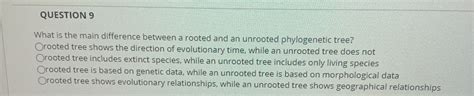 Solved Question 9what Is The Main Difference Between A