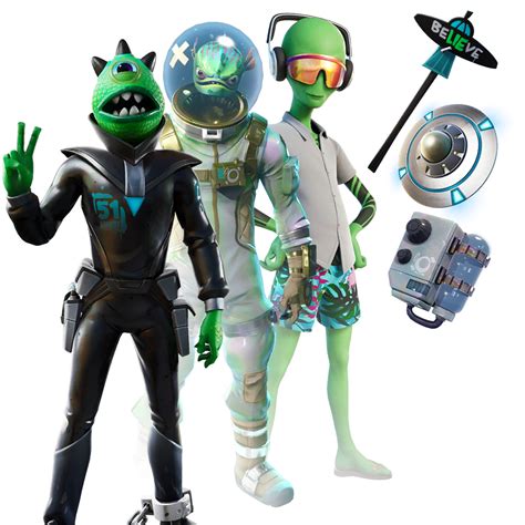 Fortnite ALIEN ABDUCTION BUNDLE Skin Bundle