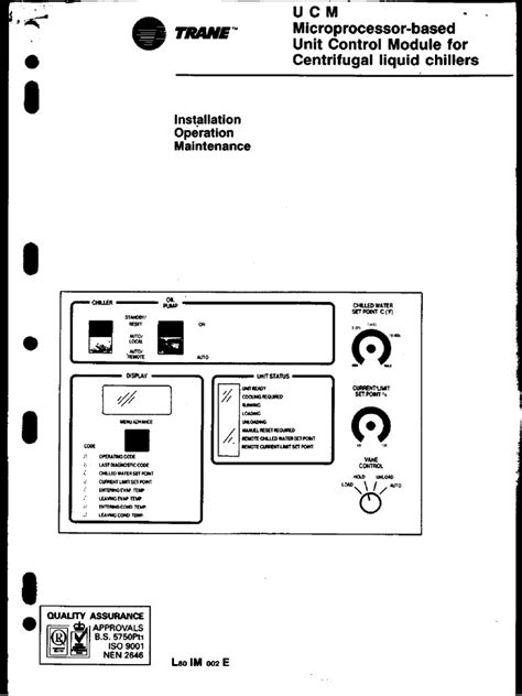 Trane Chillers Unit Control Module Compressed Pdf