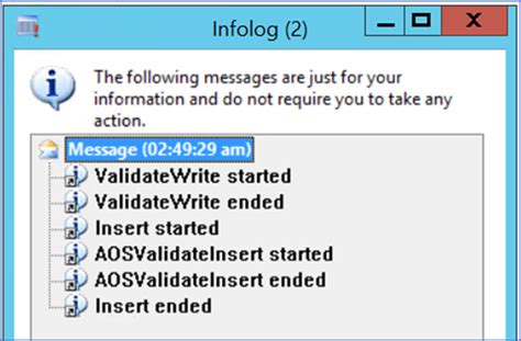 Understanding Aosvalidate And Validate Table Methods
