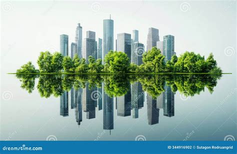 A City Implementing A Carbon Tax With Visuals Of Green Investment And