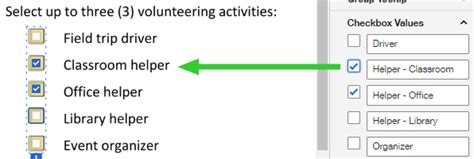 Checkbox Group Properties Tooltip Labels And Values