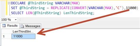 Sql Server Solution To Puzzle Replicate Over 8000 Characters Sql