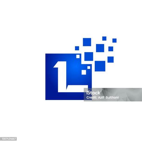 Templat Logo Lr Lette Kotak Ilustrasi Stok Unduh Gambar Sekarang