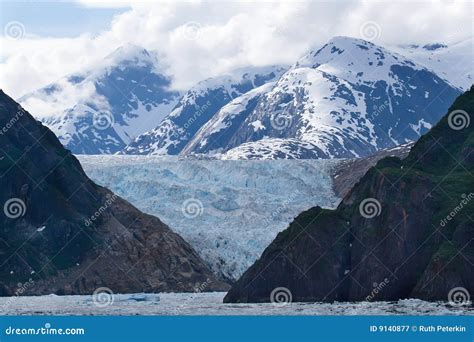 Tracy Arm Fjord Sawyer Glacier Stock Image Image Of Beautiful