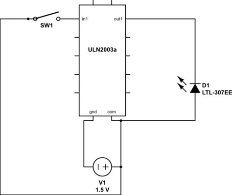 Uln2003 Easiest Way To Check If Uln2003a Is Working Electrical