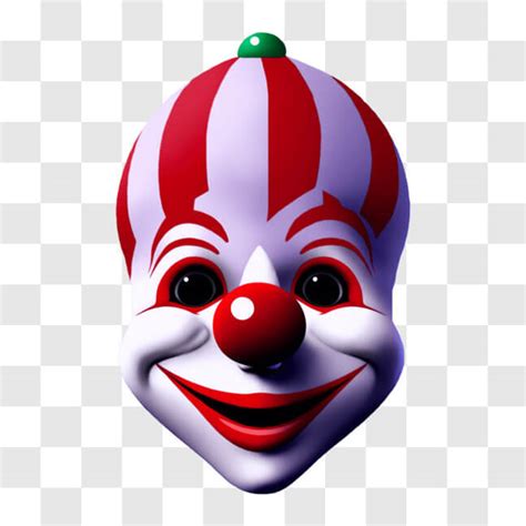 Download Colorful Clown Mask For Fun And Entertainment Png Online