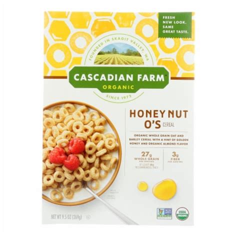 Cascadian Farm Organic Honey Nut O S Cereal 9 5 Oz Ralphs
