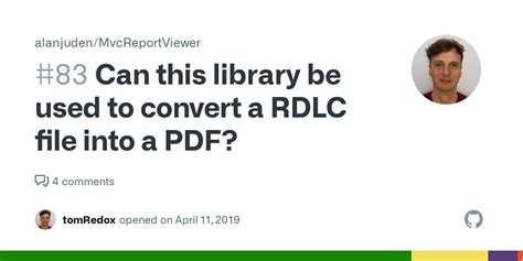 Can This Library Be Used To Convert A Rdlc File Into A Pdf · Issue 83