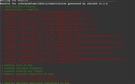 Need Help Understanding The Check50 Results In Substitution Rcs50