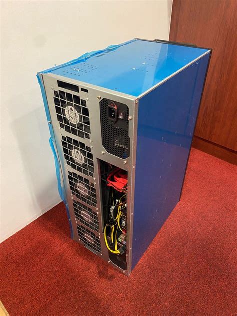 BTC Mining Rig 8 GPU Complete Miner Rig Mining Machine System For Crypto Coin Currency Mining